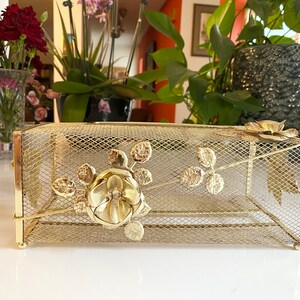 Gold Tissue Box, Metal Rose Box - Etsy