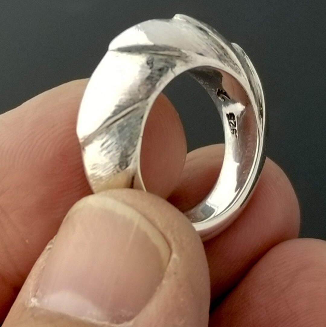 Unleash Your Inner Dragon With Our Bold Silver Dragon Tail Ring - A ...