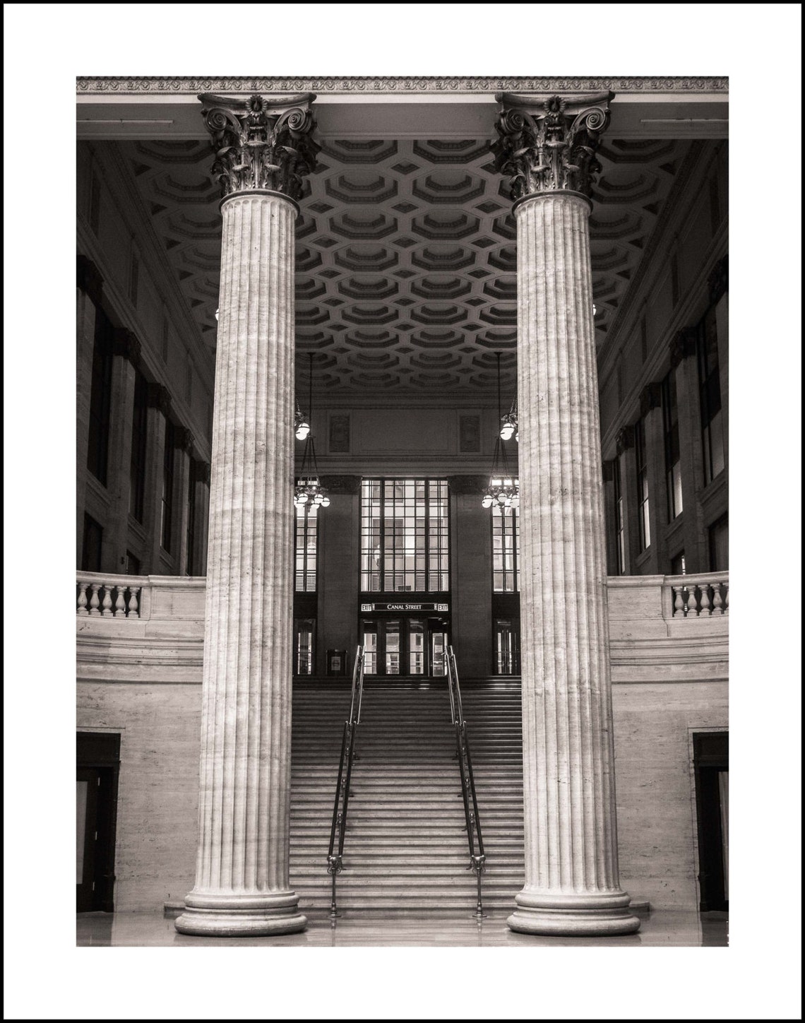 Chicago Photography, Chicago Union Station, Street Photography, Black ...