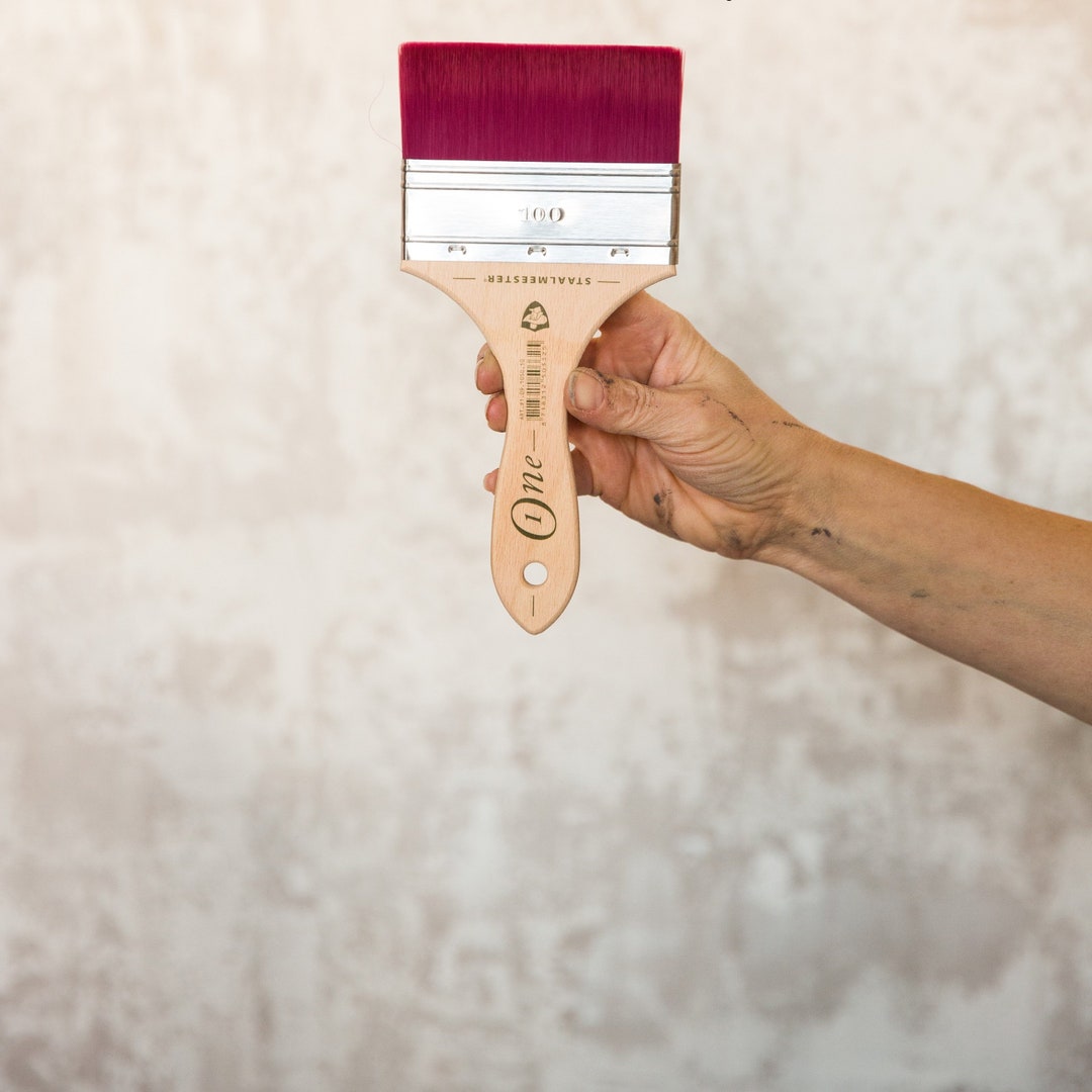 Staalmeester Ultimate One Series 1050 - Flat Synthetic Spalter Brush - Etsy