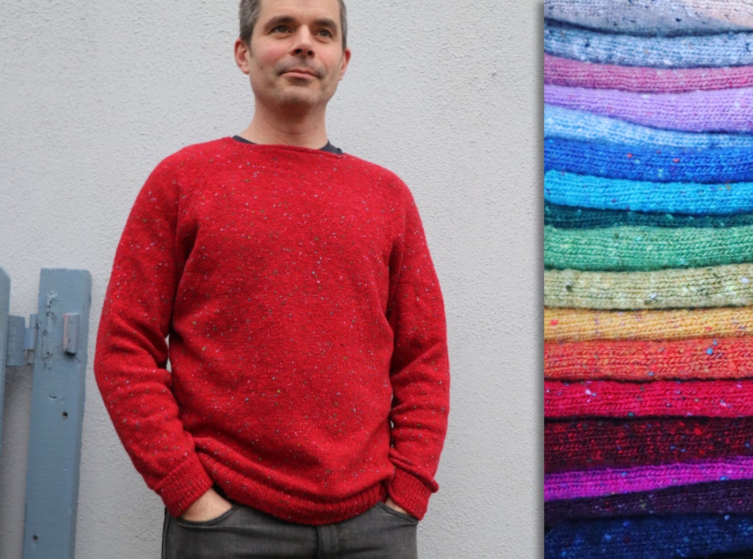 Made to Order, MEN'S Merino Wool Sweater Pullover Jumper for a Man ...