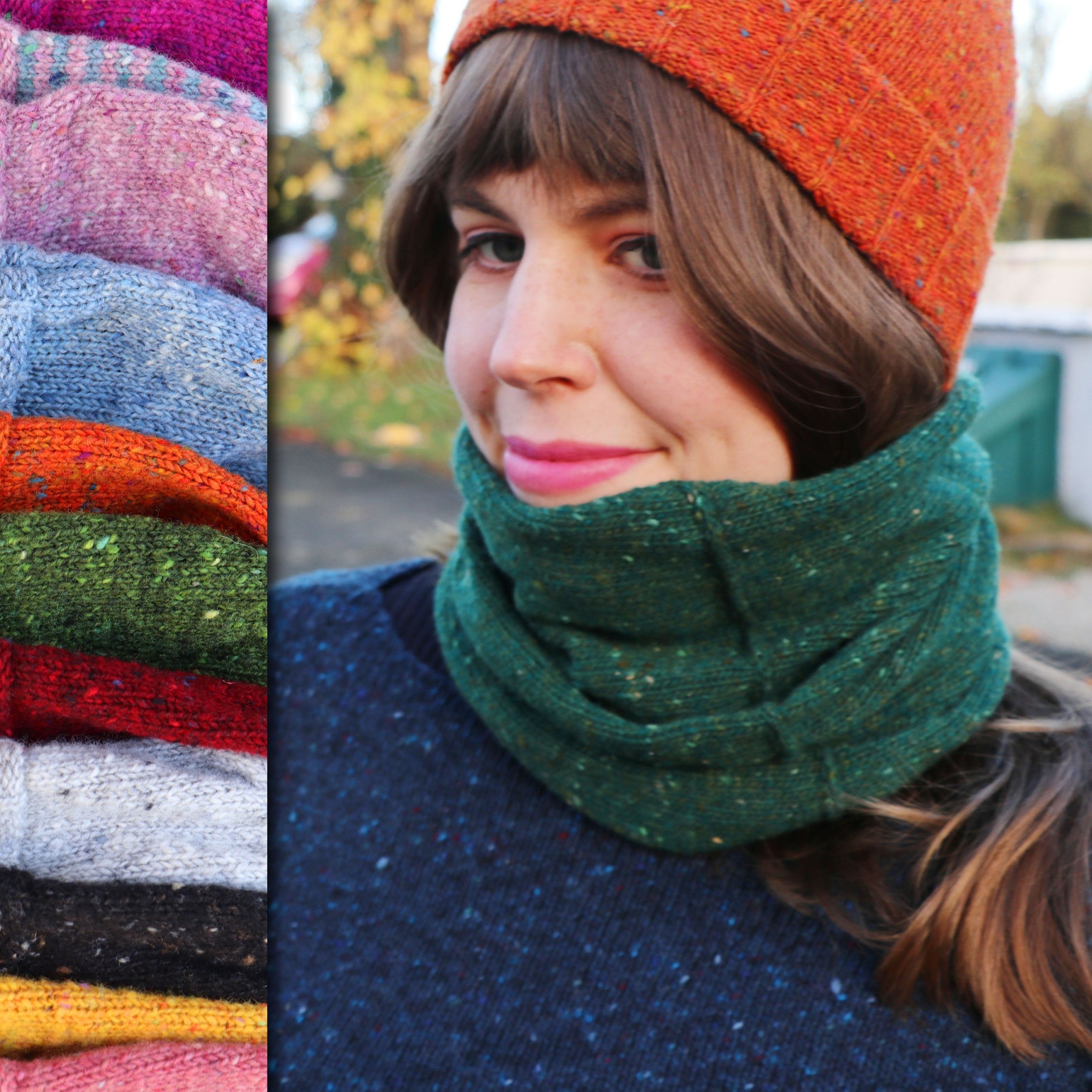 BIRDGIRL Pure Merino Wool Cowl Snood Neck Warmer Buff Gaiter - Etsy