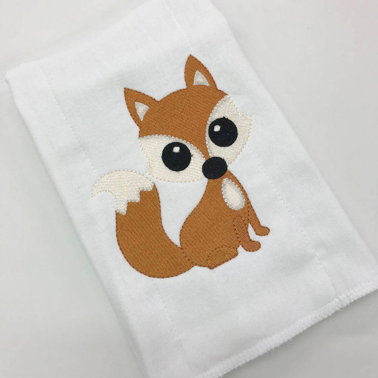 Baby Fox Burp Cloths Baby Girl Fox Baby Boy Fox | Etsy
