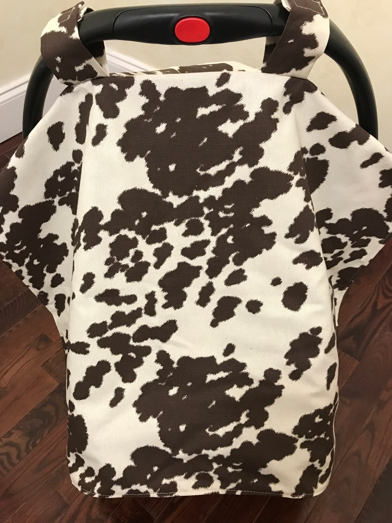 Personalized Cow/pony Hide Baby Car Seat Tent Cowboy Car Seat | Etsy