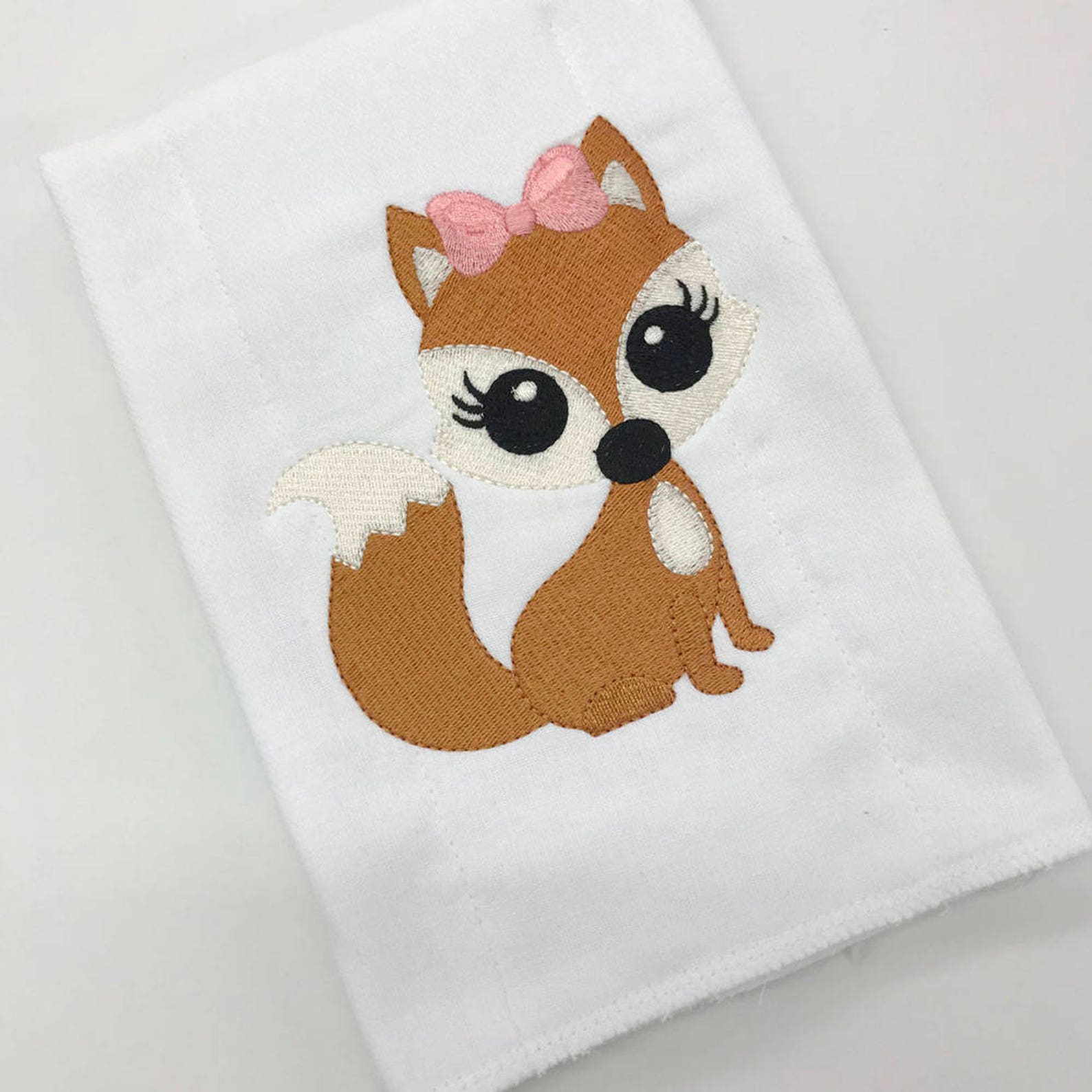 Baby Fox Burp Cloths Baby Girl Fox Baby Boy Fox - Etsy