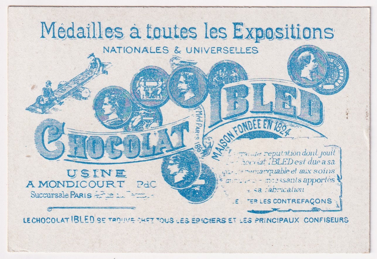 French National Anthem Fanfare Lovely French Victorian Trade Card 1895 ...