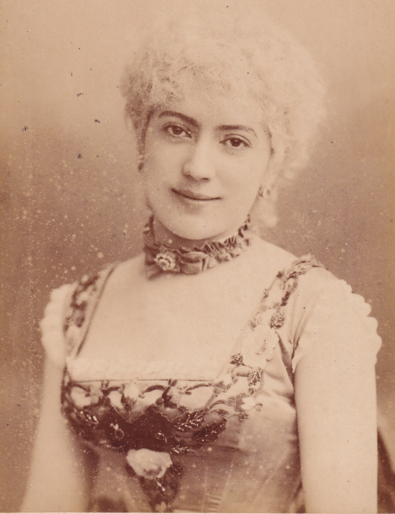 RARE Jane Hading Famous NADAR Large Size CDV Studio Photo Portrait 1885 ...