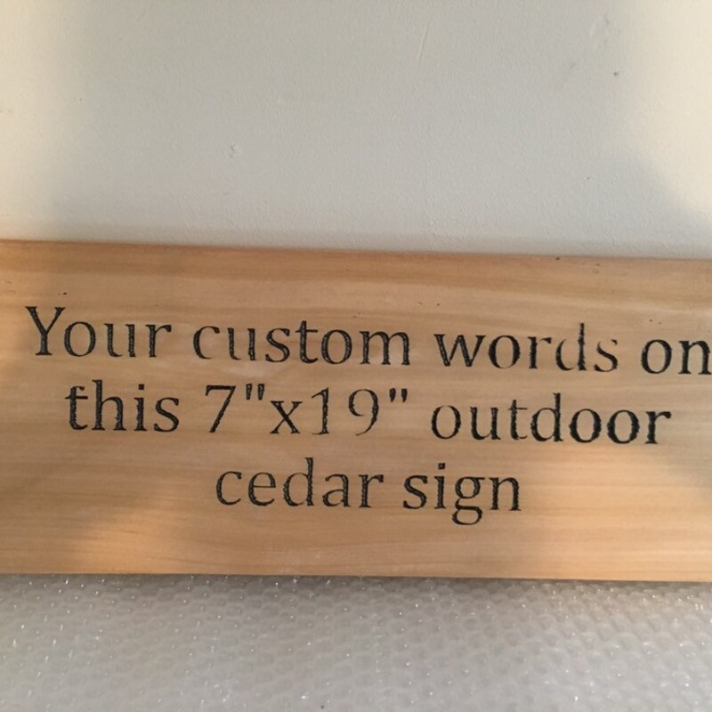 Custom Wooden Sign - Etsy