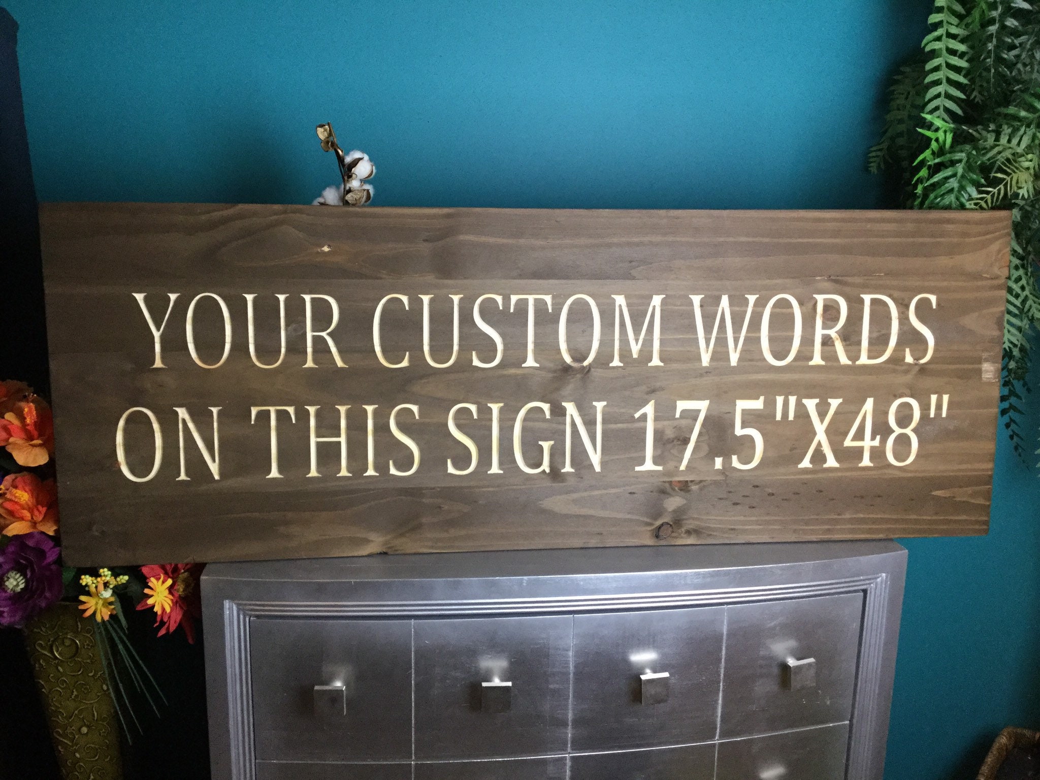 Large custom Wood Signs Sayings Personalized Signs - Etsy