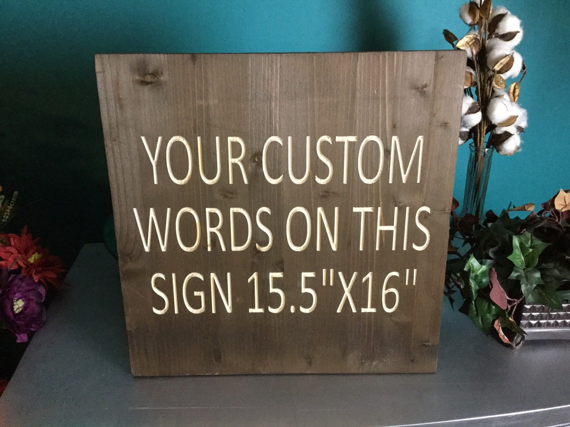 Meduim Wood Signs Sayings Personalized Signs Wood for Wedding | Etsy