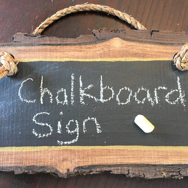 Hanging Chalkboard Sign - Etsy