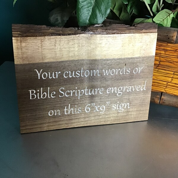 Scripture Wood Sign - Etsy