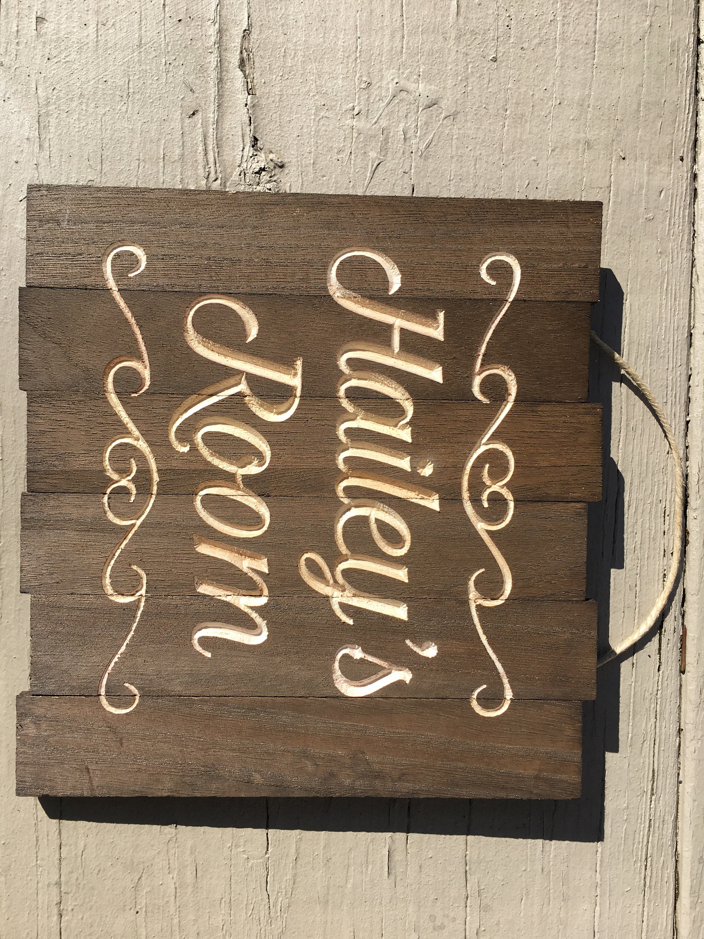 Kids Room Sign Custom Girls Door Personalized Name Wood Sign | Etsy