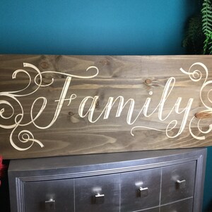 Large family Wood Signs Sayings Personalized Signs Wood for Wedding ...