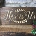 This is Us Sign This is Us Wood Sign for Home Decor Wood Signs - Etsy