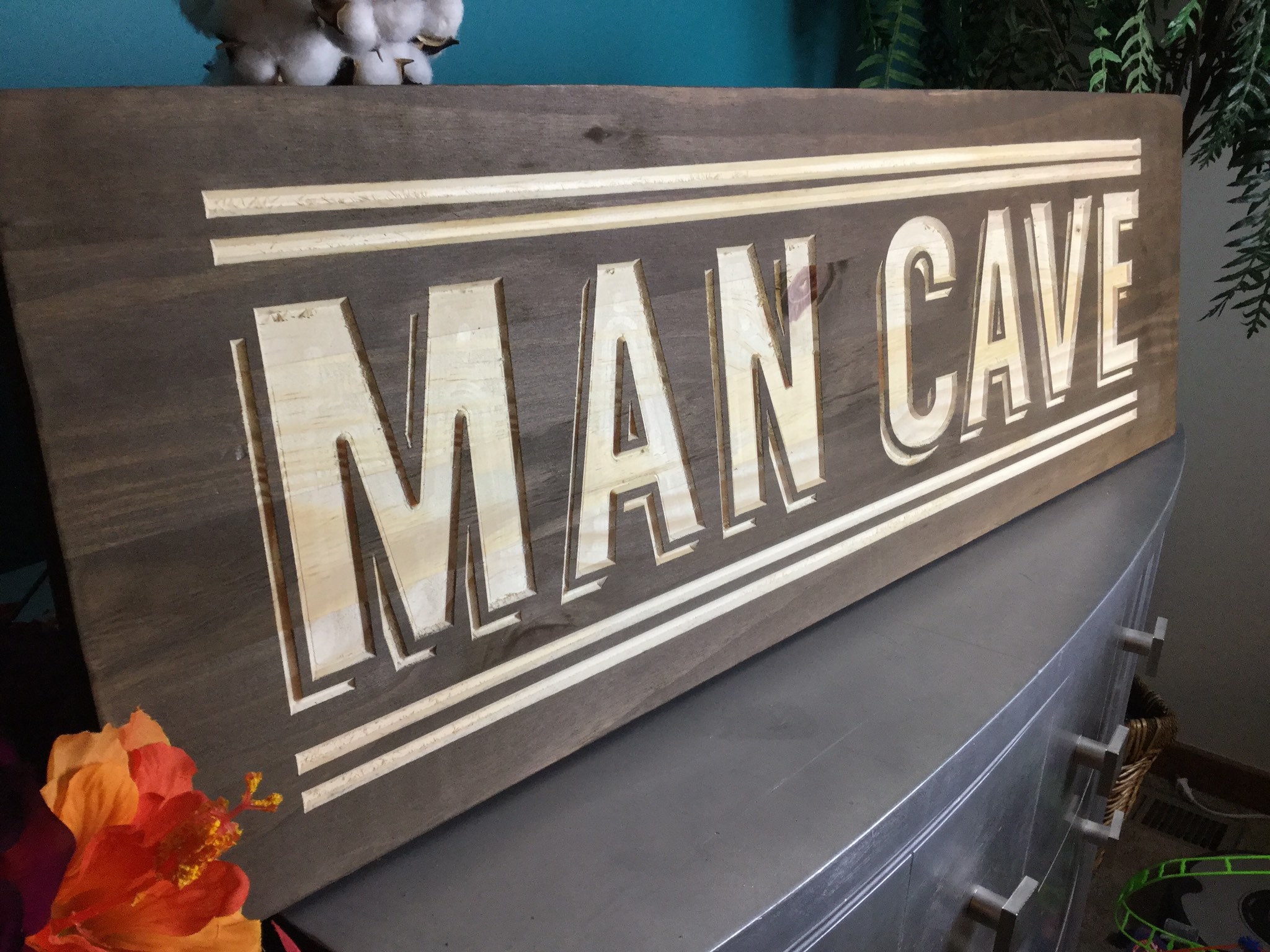 Large Man Cave Wood Signs Sayings Personalized Signs Wood for - Etsy