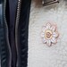 Daisy Enamel Pin, Flower Badge, Hard Enamel Pin, Spooky Pin, Creepy Pin ...