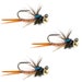 3-pack Tactical Copper John Jigged Tungsten Bead Head Nymph Fly ...