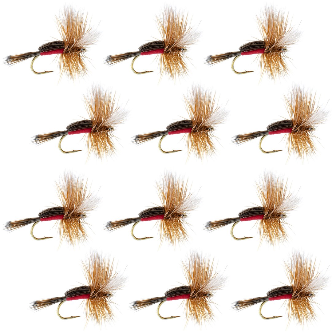 1 Dozen Royal Humpy Classic Dry Fly - Hand Tied Fly Fishing Trout Flies ...