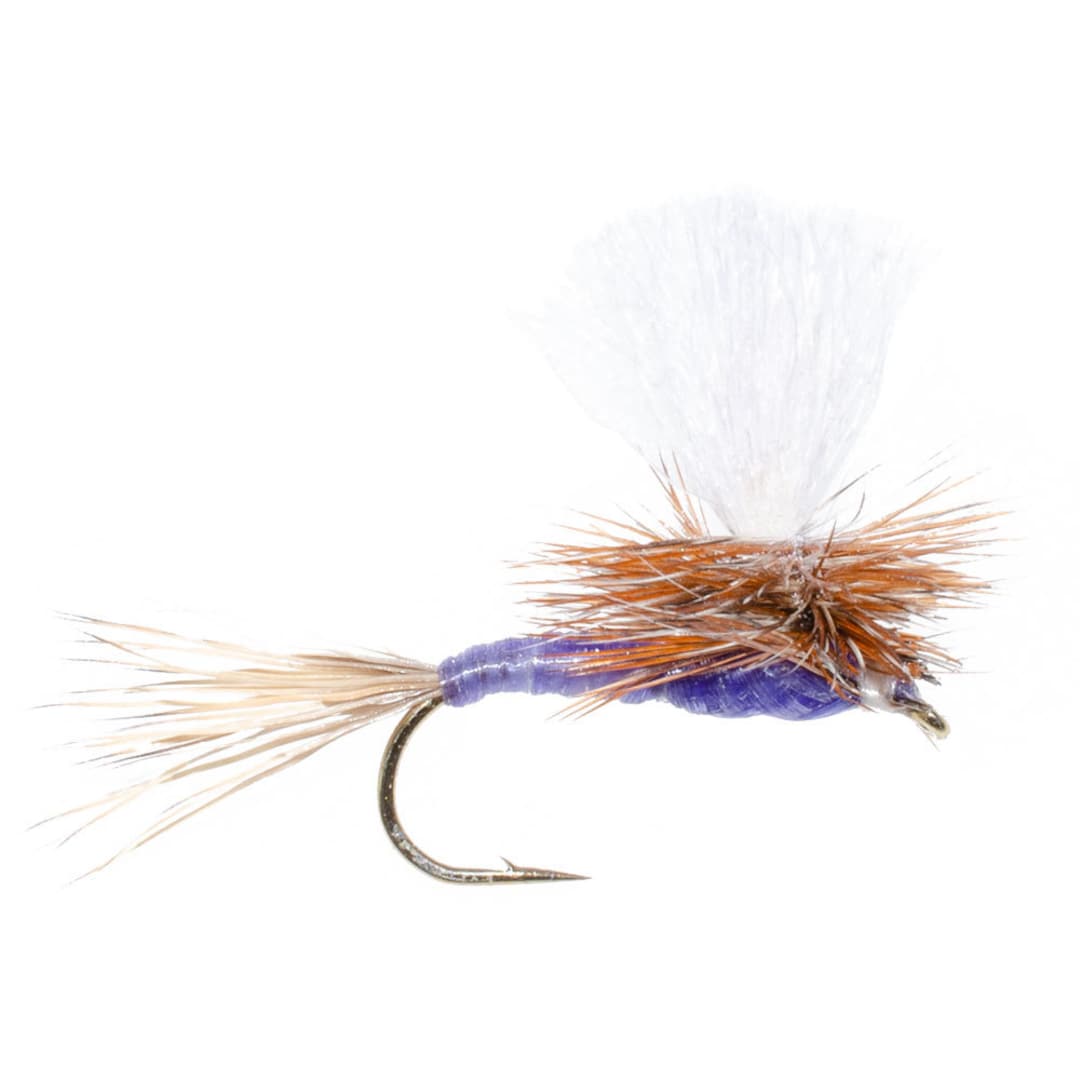 3-pack Purple Haze Size 16 Parachute Dry Fly - Easy to See - Hand Tied ...