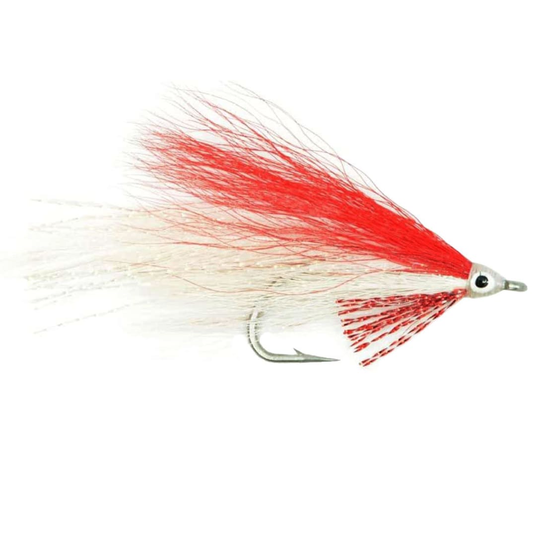 3-pack Lefty's Deceiver Red and White Fly Fishing Flies - Saltwater and ...