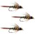 3-pack Tactical Copper John Jigged Tungsten Bead Head Nymph Fly ...