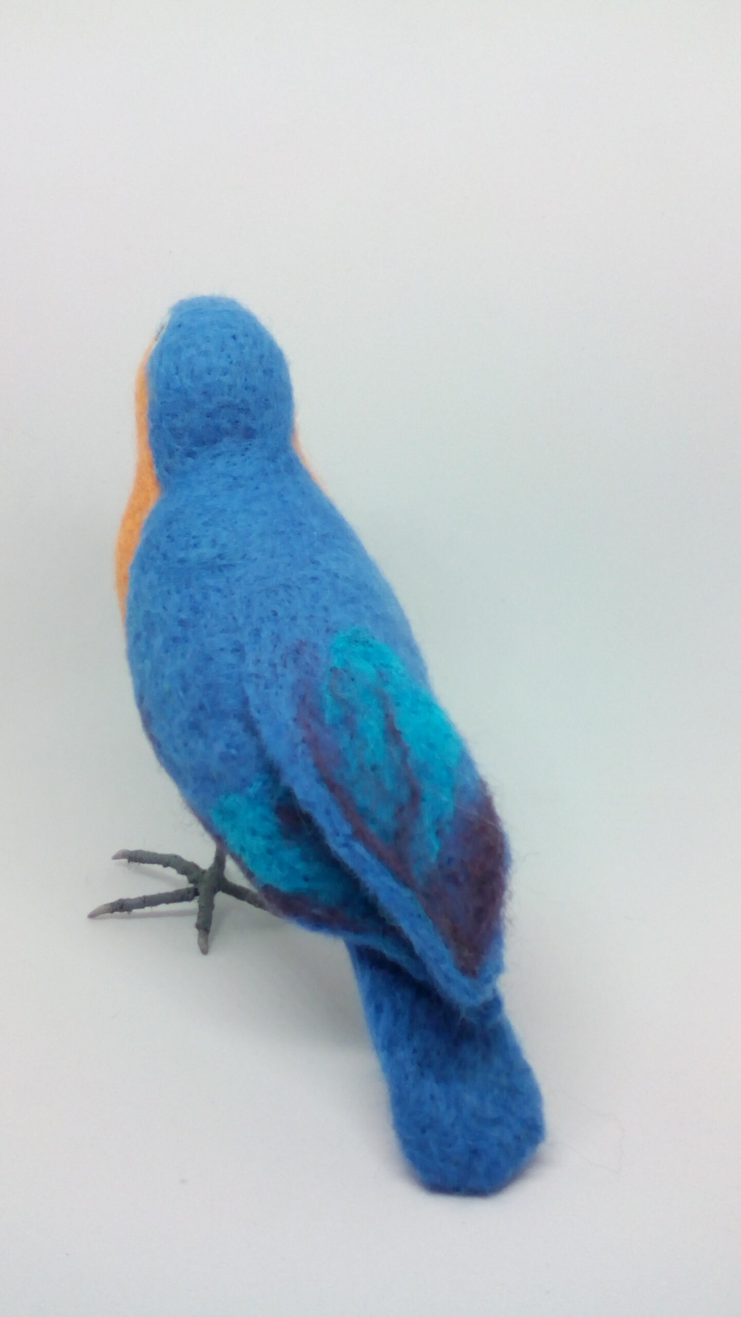Felted Wool Birds Felted Easten Bluebird Lovebird Decor Faux - Etsy