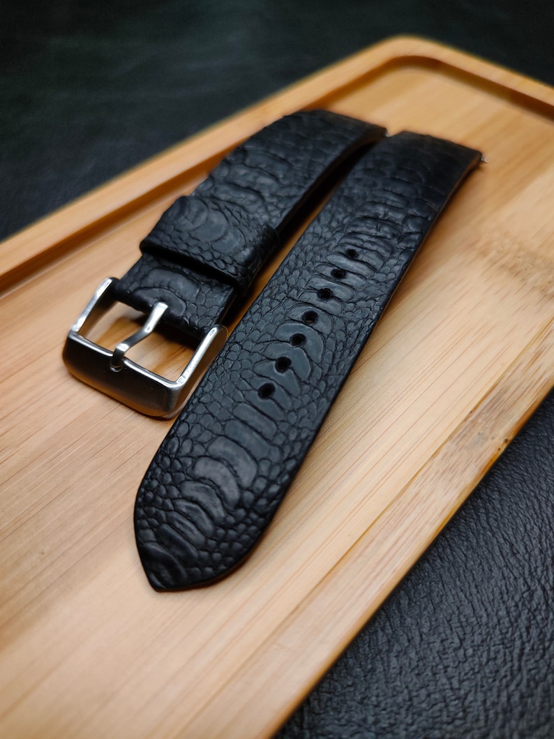 Custom Made Exotic Leather Watch Strap Custom Handmade Watch Band Made ...