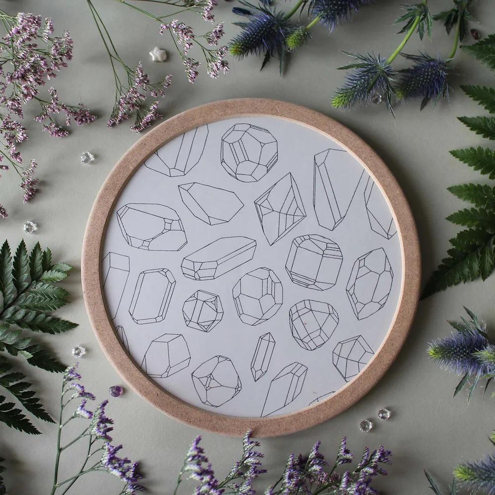 Round Frame for Painting – With Protective Acrylic Insert - Etsy