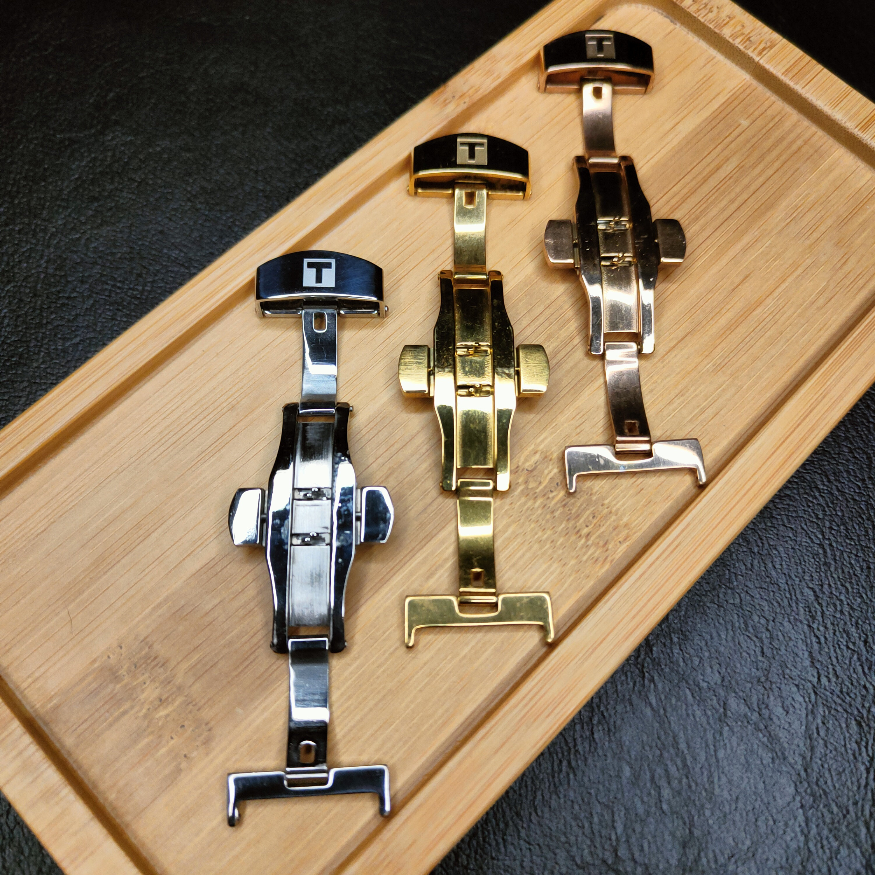 Ready to Ship 20mm Deployment Clasp With Buttons Stainless Steel ...