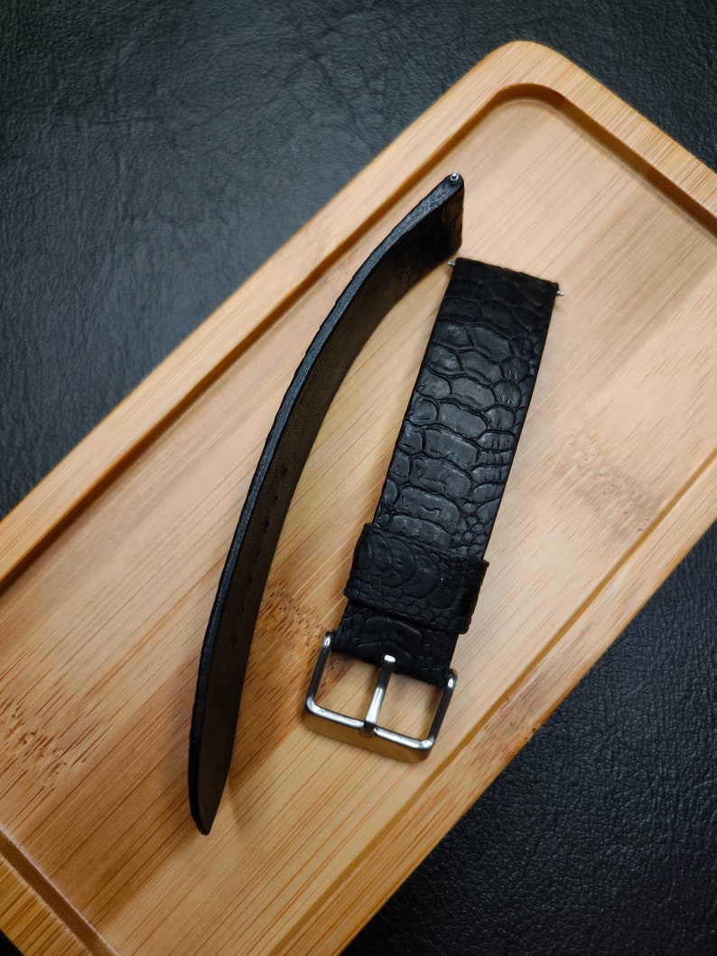 Custom Made Exotic Leather Watch Strap Custom Handmade Watch Band Made ...