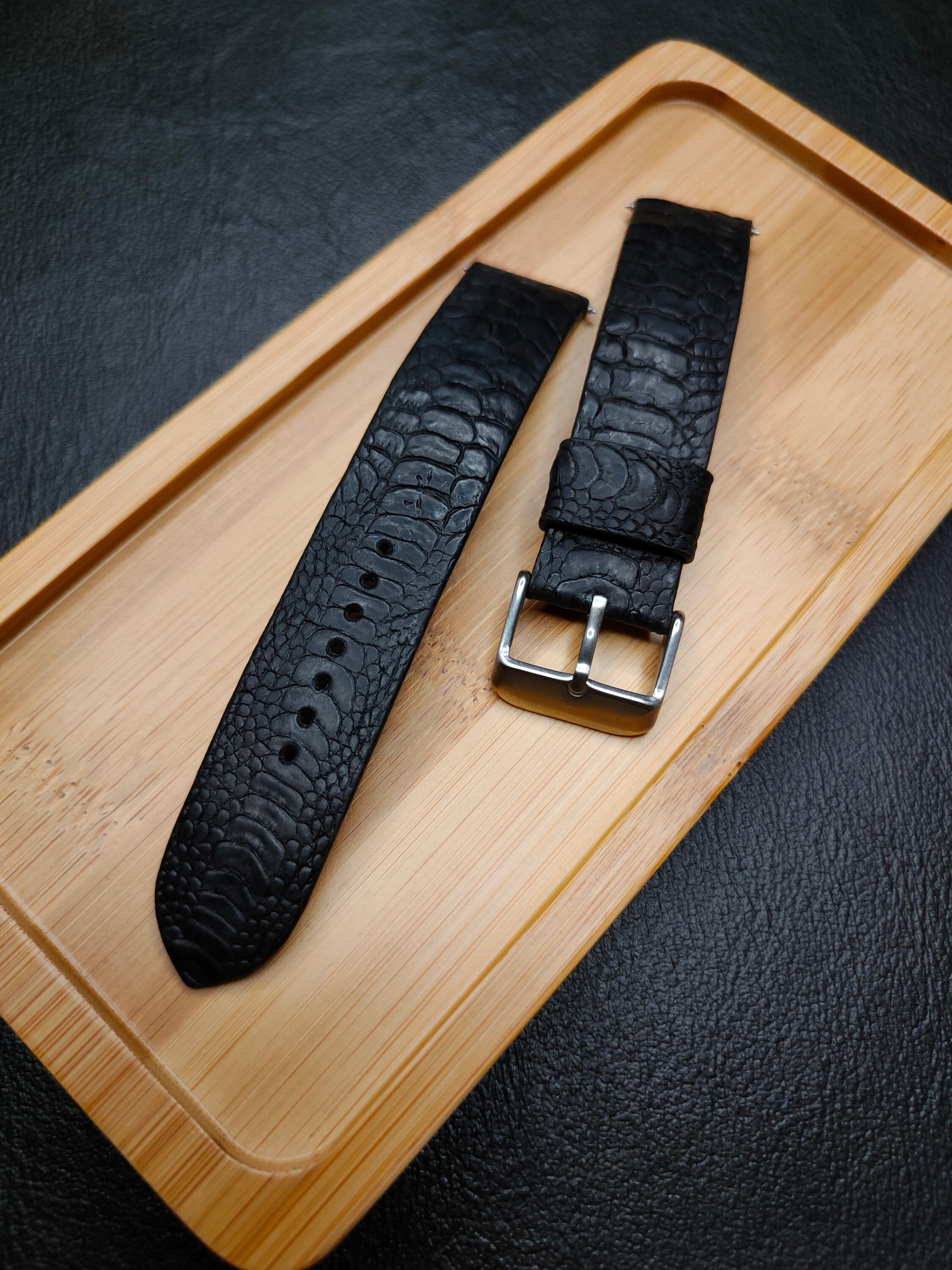 Custom Made Exotic Leather Watch Strap | Custom Handmade Watch Band ...
