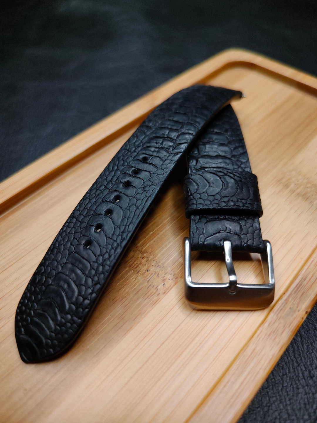 Custom Made Exotic Leather Watch Strap | Custom Handmade Watch Band ...