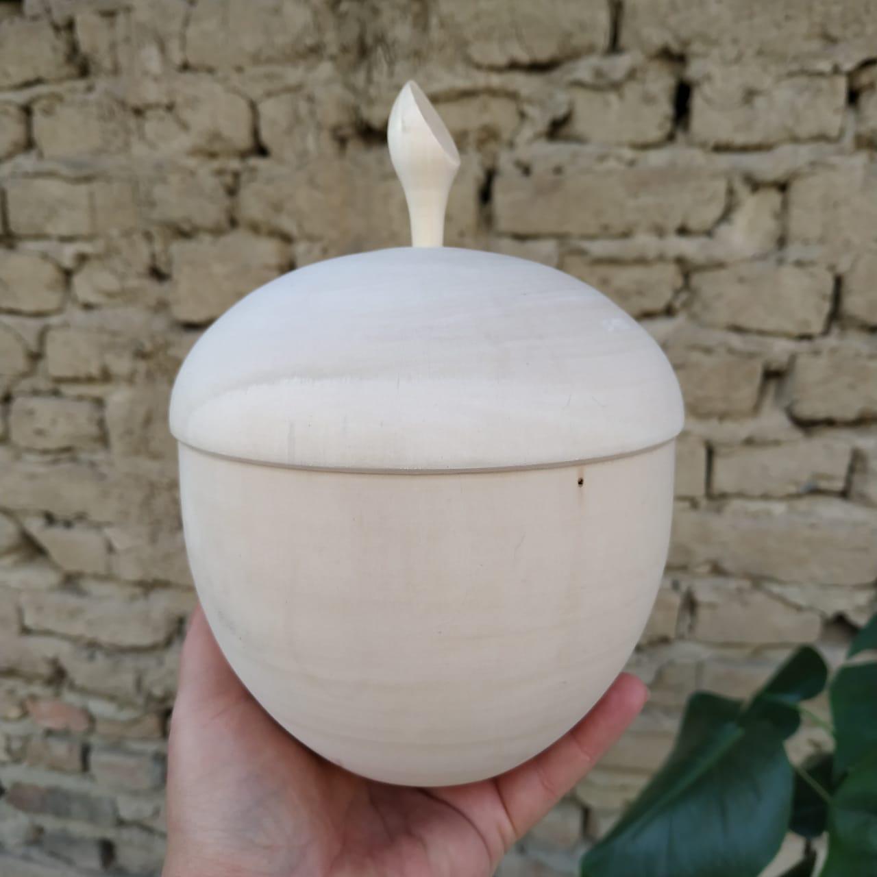 Acorn Wood Box | Handmade Wooden Acorn | Jewelry Box | Eco-friendly ...