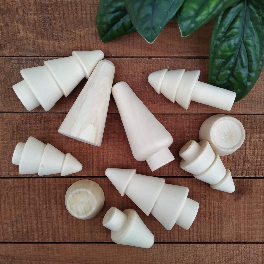 Wooden Crafting Blanks – Pine Forest Set (10 Pieces) - Etsy