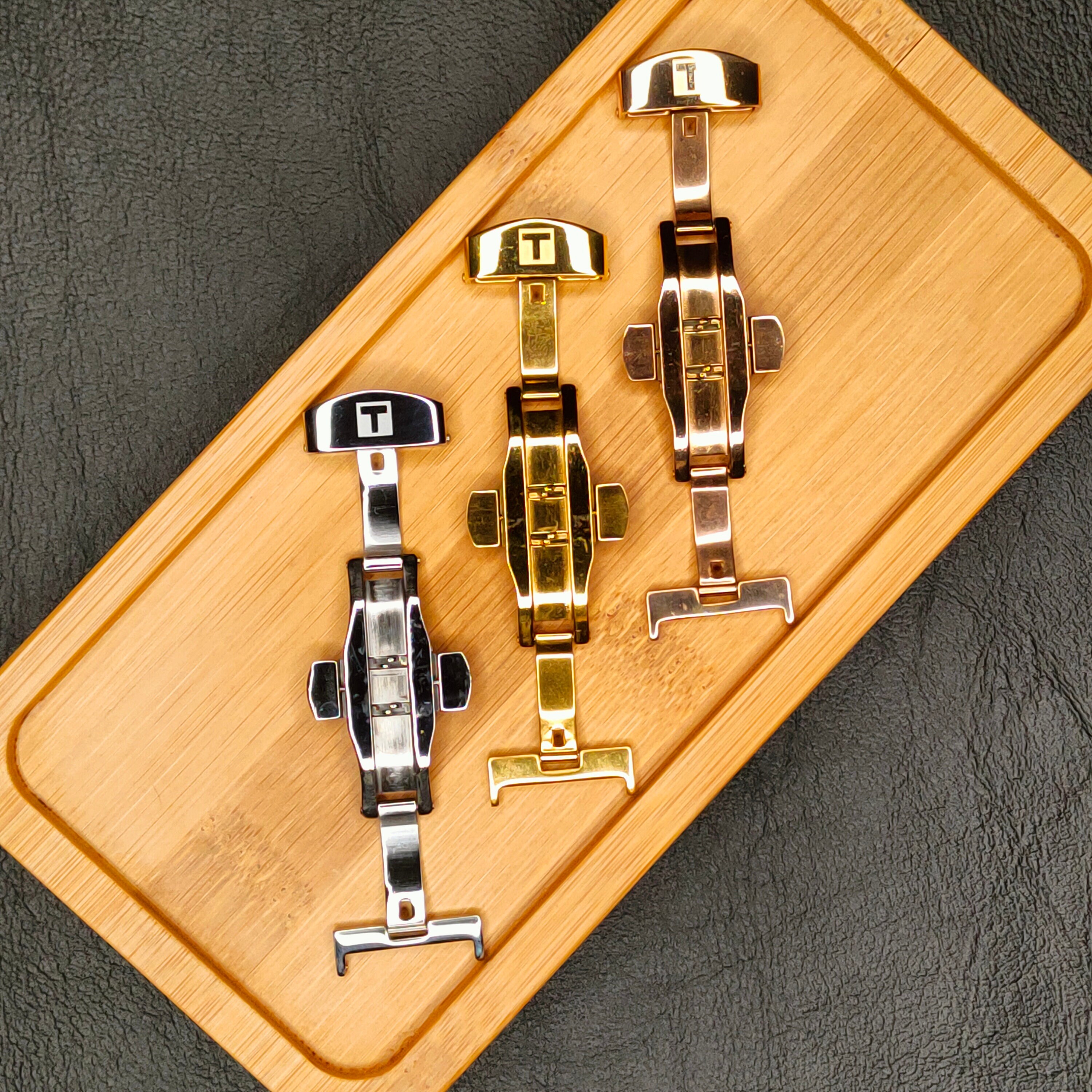 Ready to Ship 20mm Deployment Clasp With Buttons Stainless Steel ...