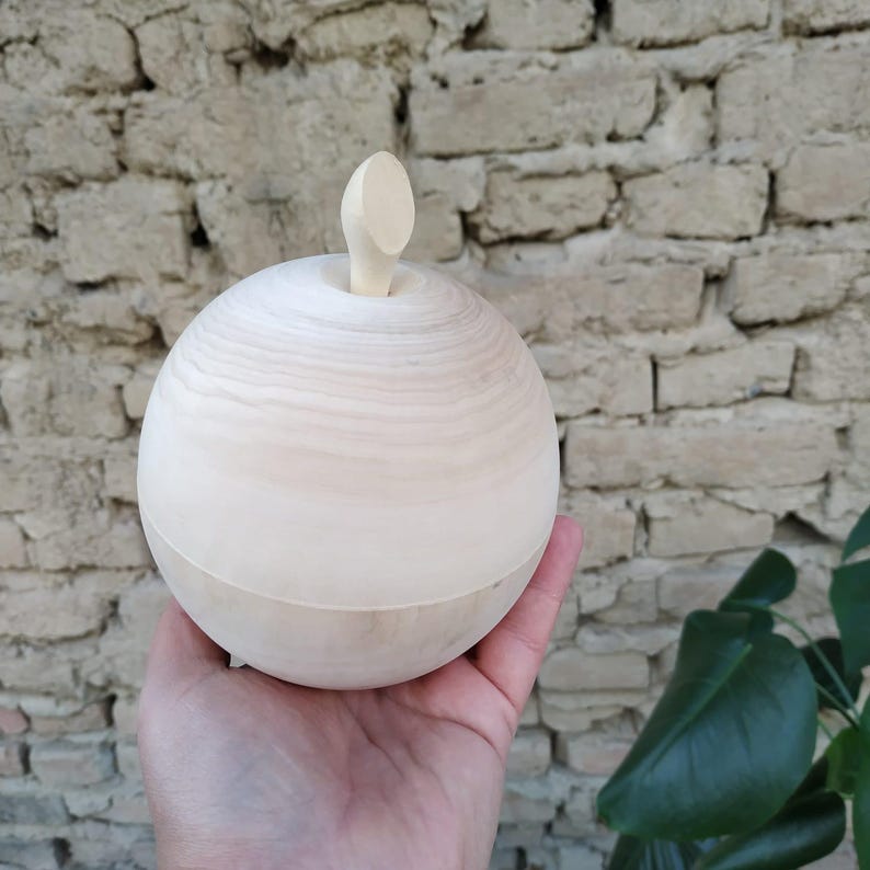 Unfinished Wooden Apple Box | DIY Craft Supply | Woodworking Blank ...