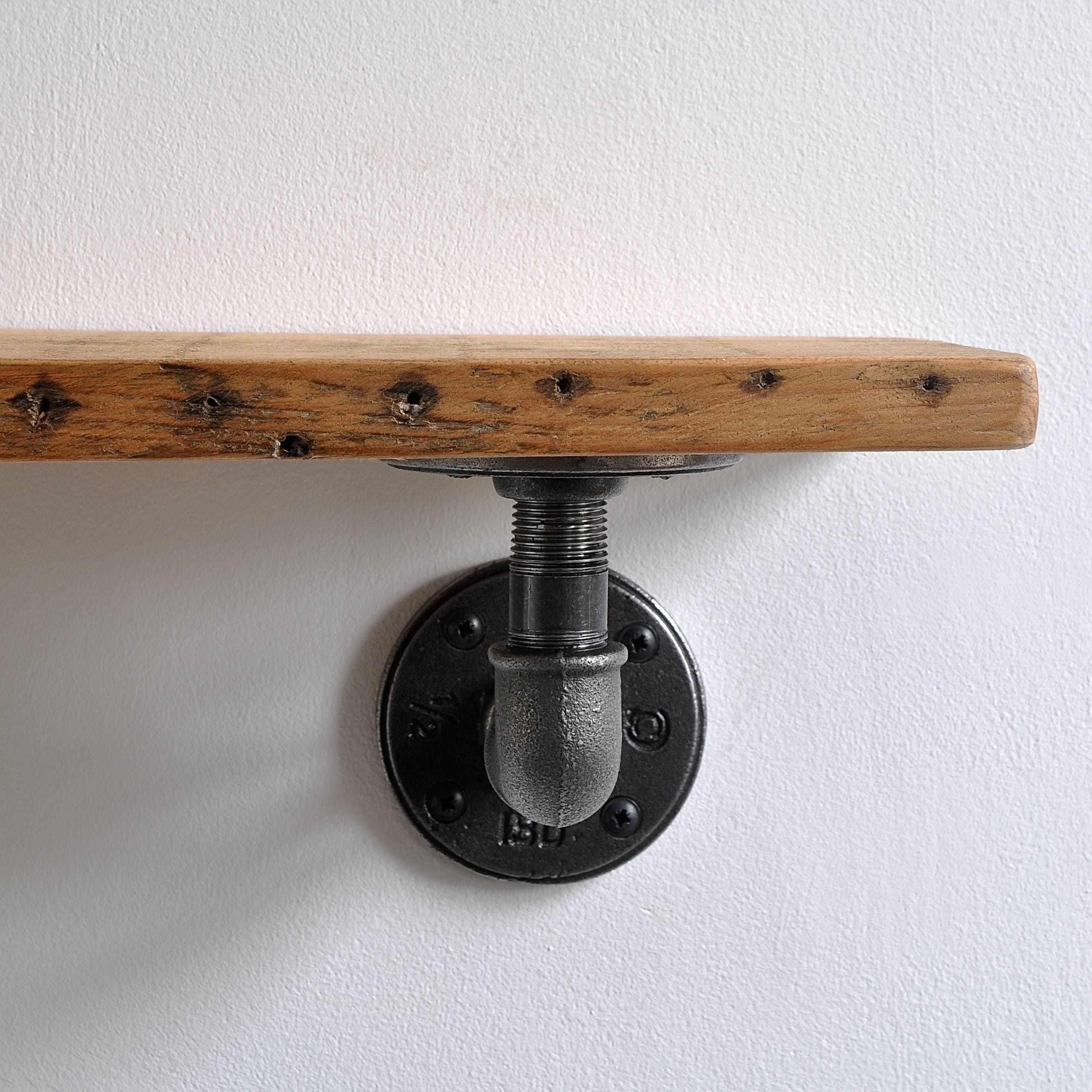 Chalk Farm Reclaimed Industrial Pipe Shelf - Etsy