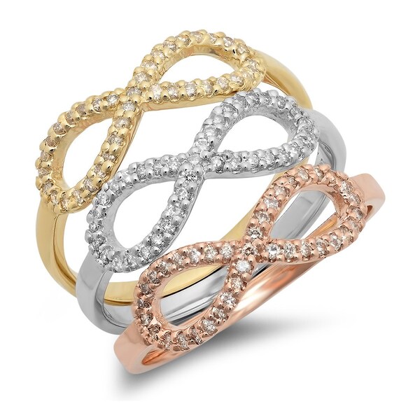 Gold Infinity Ring - Etsy