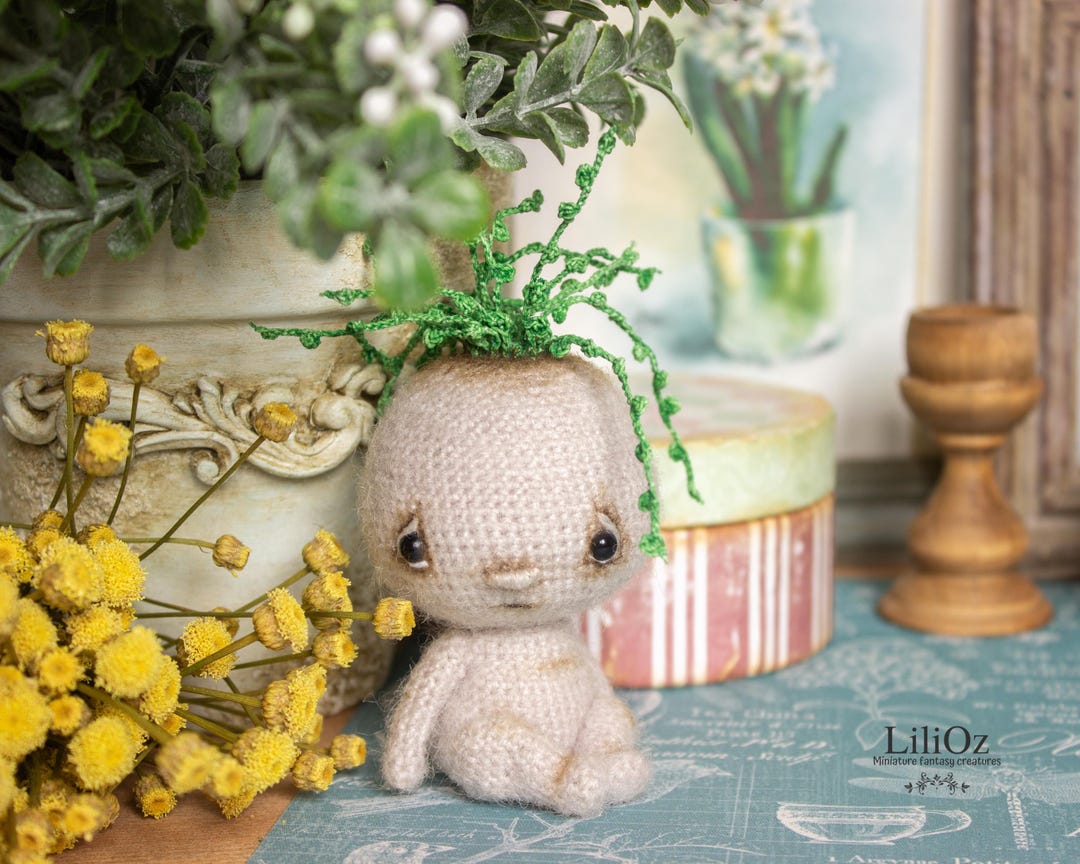 Fantasy Doll Creature - Sprout, Miniature Cute Sprout Creature. - Etsy