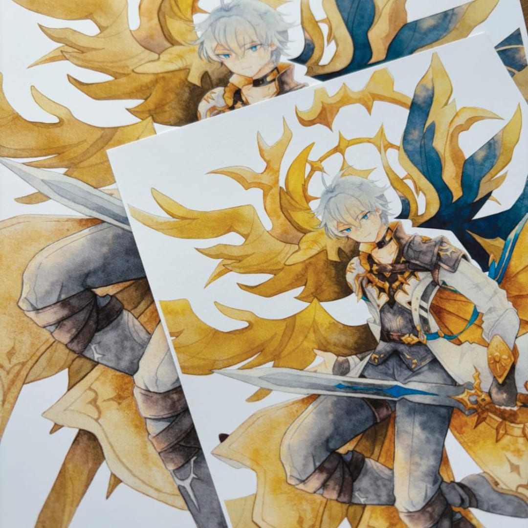 Phainon - HSR Honkai Star Rail | A4/A5 Print - Watercolour Fan Art - Etsy