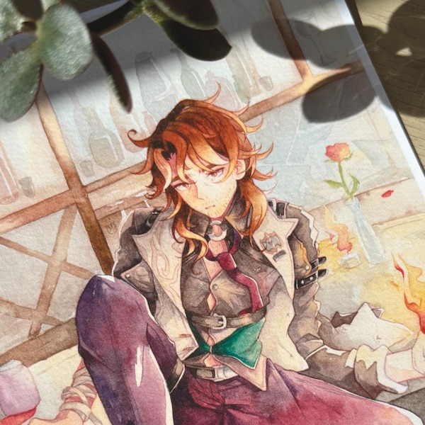 Fyodor Dostoevsky BSD Sketch Print 5 X 7 - Etsy