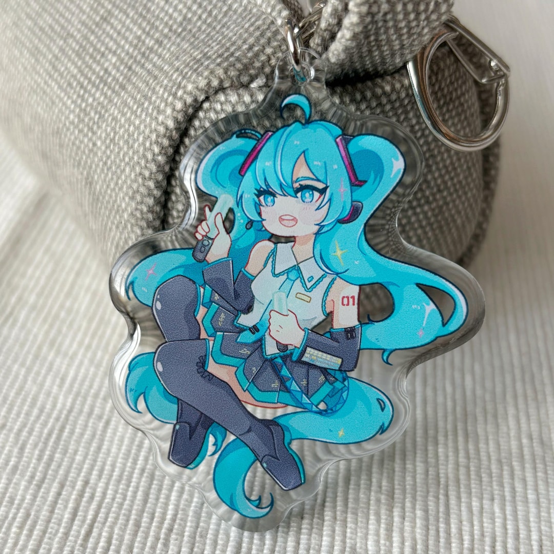 Miku | SMOL Double-sided Acrylic Keychain - Etsy