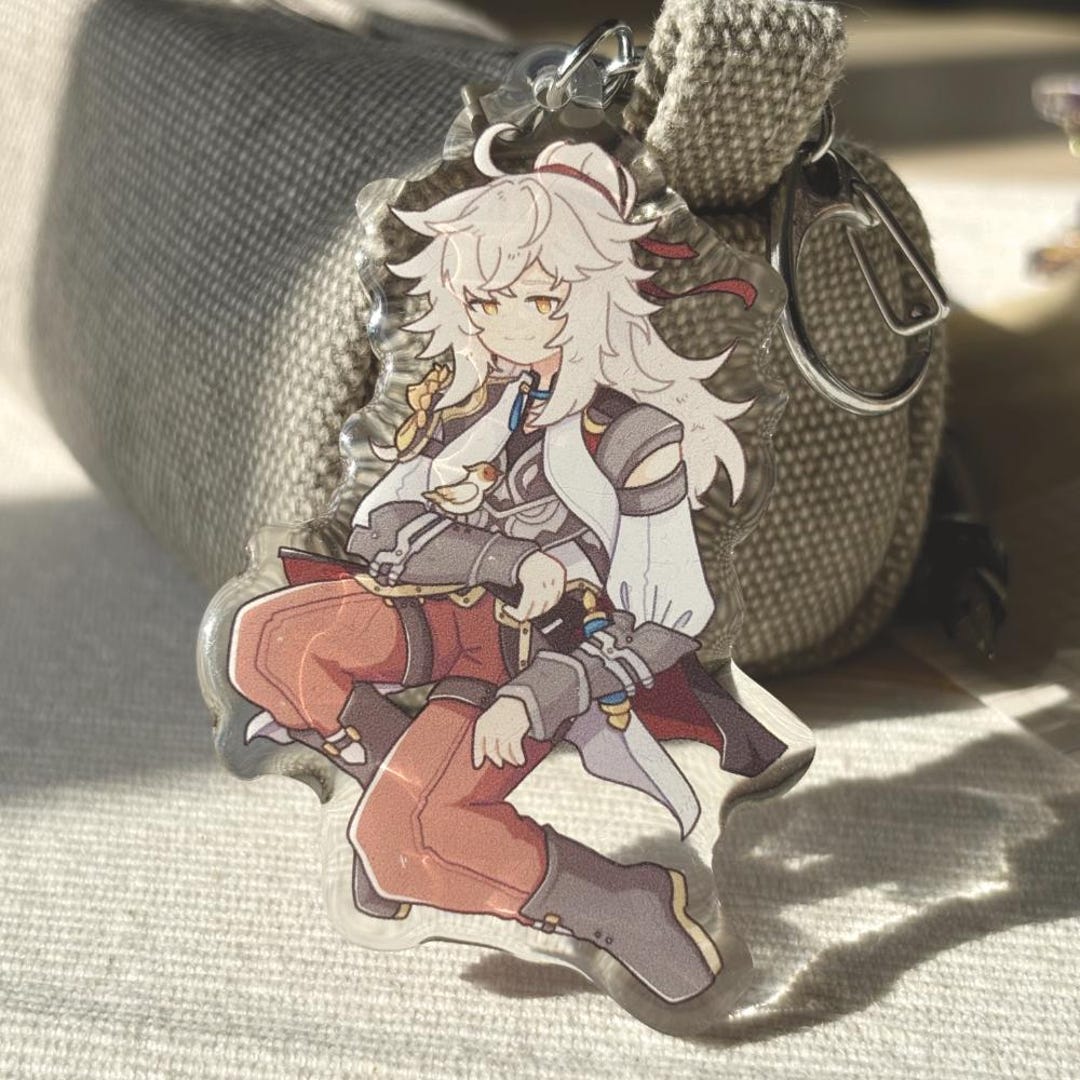 Jing Yuan - Double-sided Acrylic Keychain/keyring/charm | HSR Honkai ...