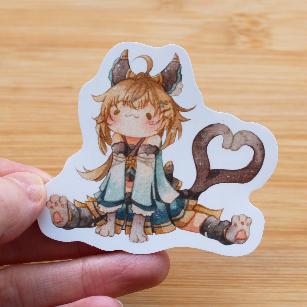 Squishy Kirara Sticker Genshin Impact Fan Art - Etsy