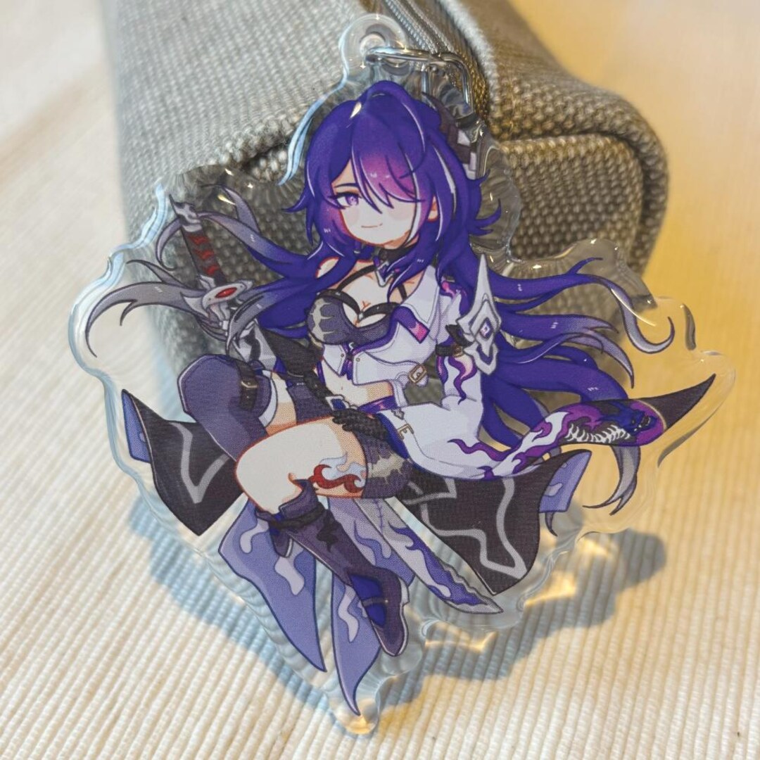 Acheron - HSR Honkai Star Rail | Double-sides Acrylic Keychain - Etsy