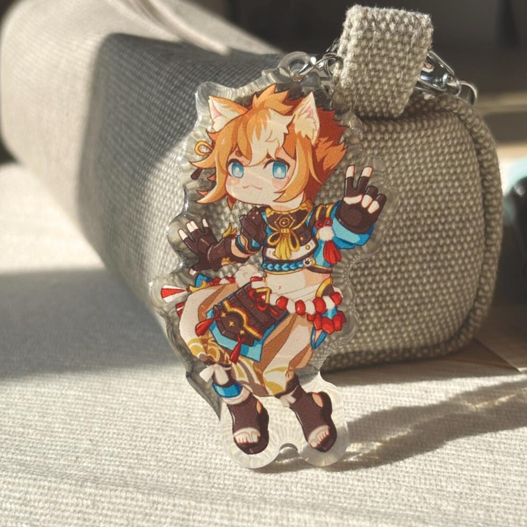 Gorou - Double-sided Acrylic Keychain/keyring/charm | Genshin Impact ...