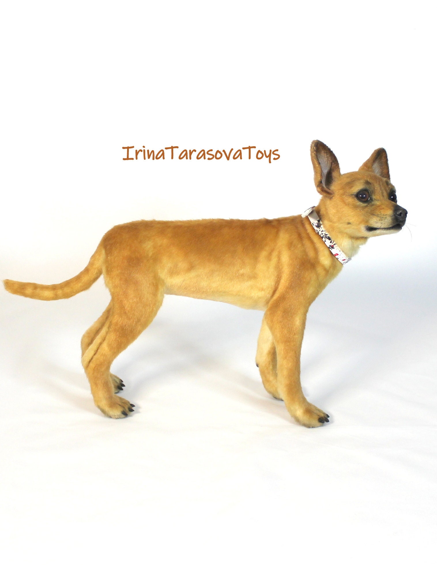 Realistic Dog Mini Puppy Stuffed Animal Replica Pets Plush Toy Soft ...