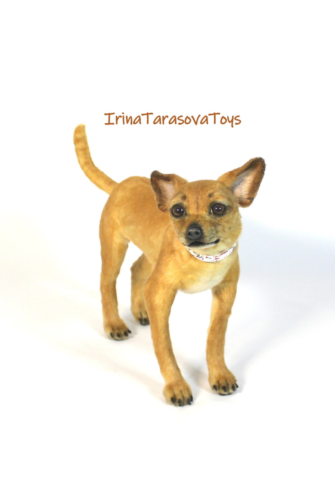 Realistic Dog Mini Puppy Stuffed Animal Replica Pets Plush Toy Soft ...