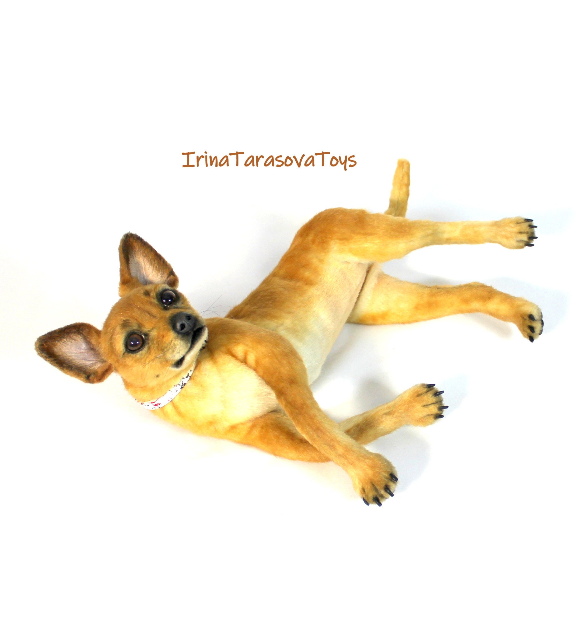 Realistic Dog Mini Puppy Stuffed Animal Replica Pets Plush Toy Soft ...